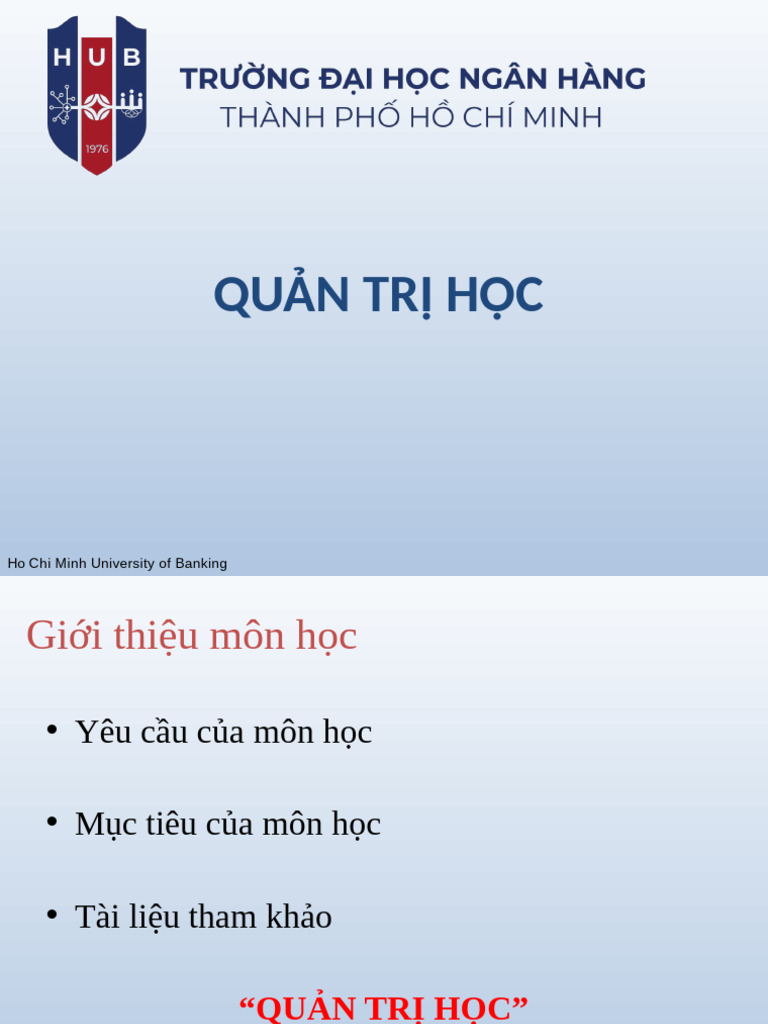 Chuong 1 - Tong Quan Ve QTH | PDF