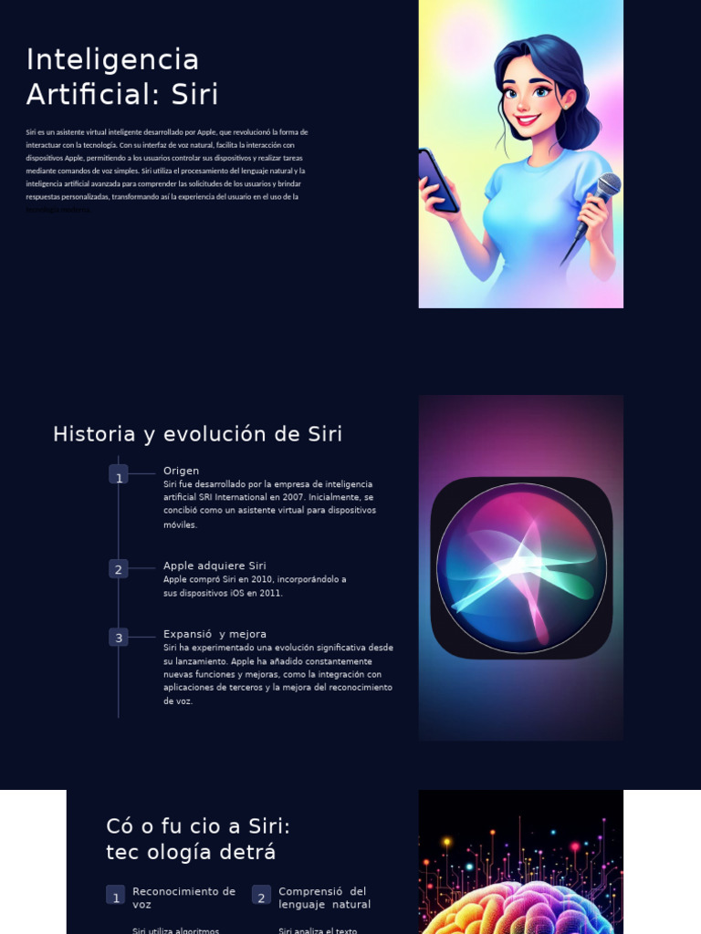 Inteligencia Artificial: Siri: Tecnología Moderna | PDF | Siri | Apple Inc.