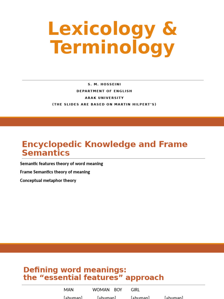 Lexicology 12 Cognitive Approach New | PDF | Semantics | Metaphor