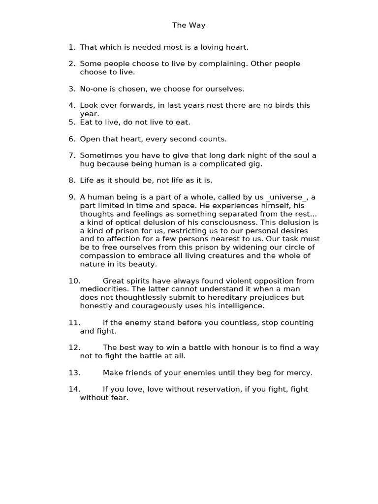 The Way | PDF