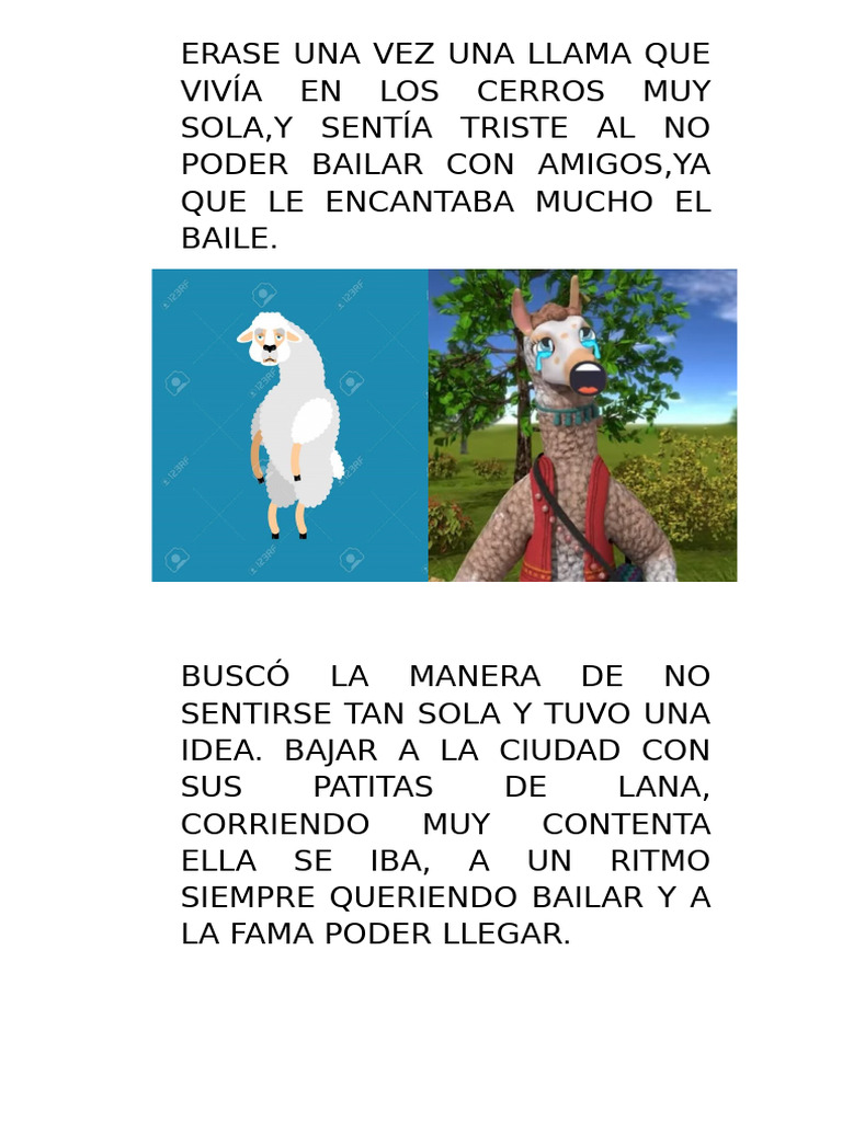 Cuento de La Llama | PDF