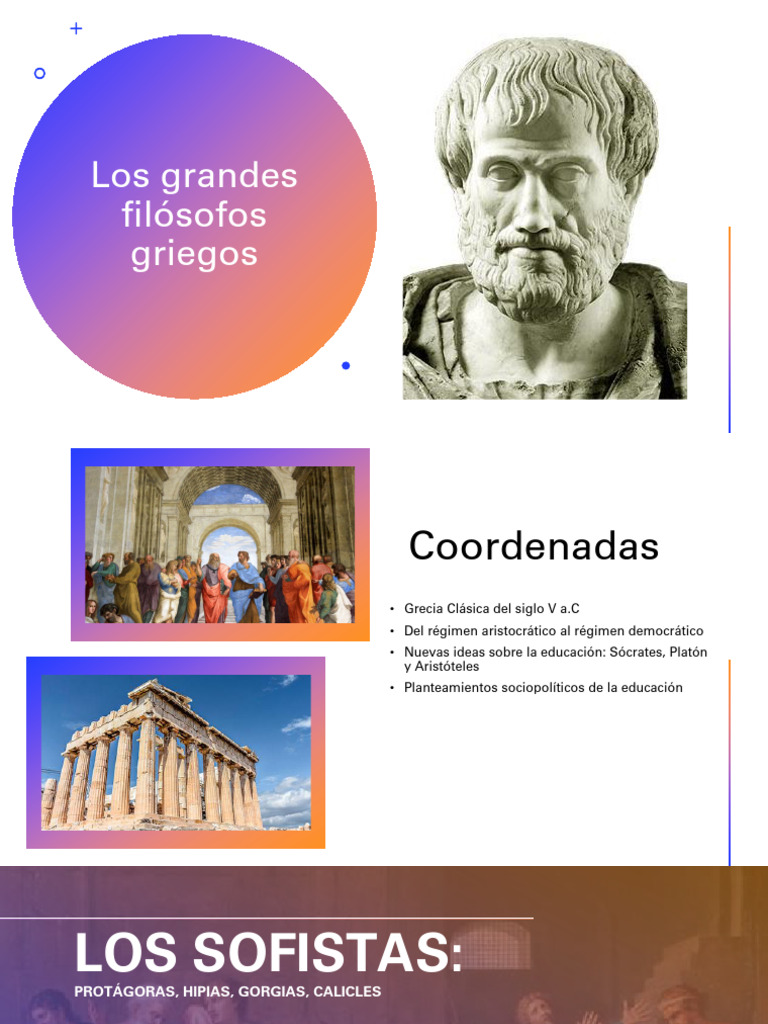 2 - Los Grandes Filosofos Griegos | PDF | Platón | Sócrates