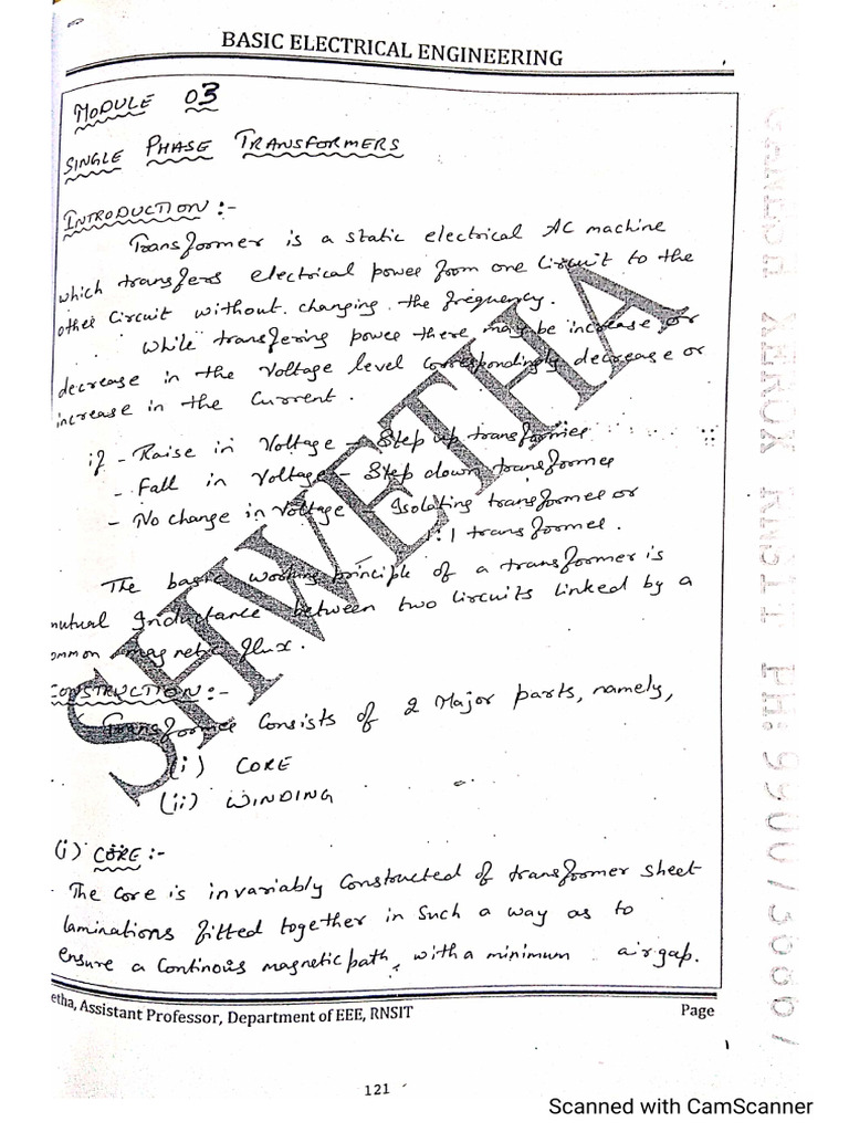Module 4 Electrical | PDF