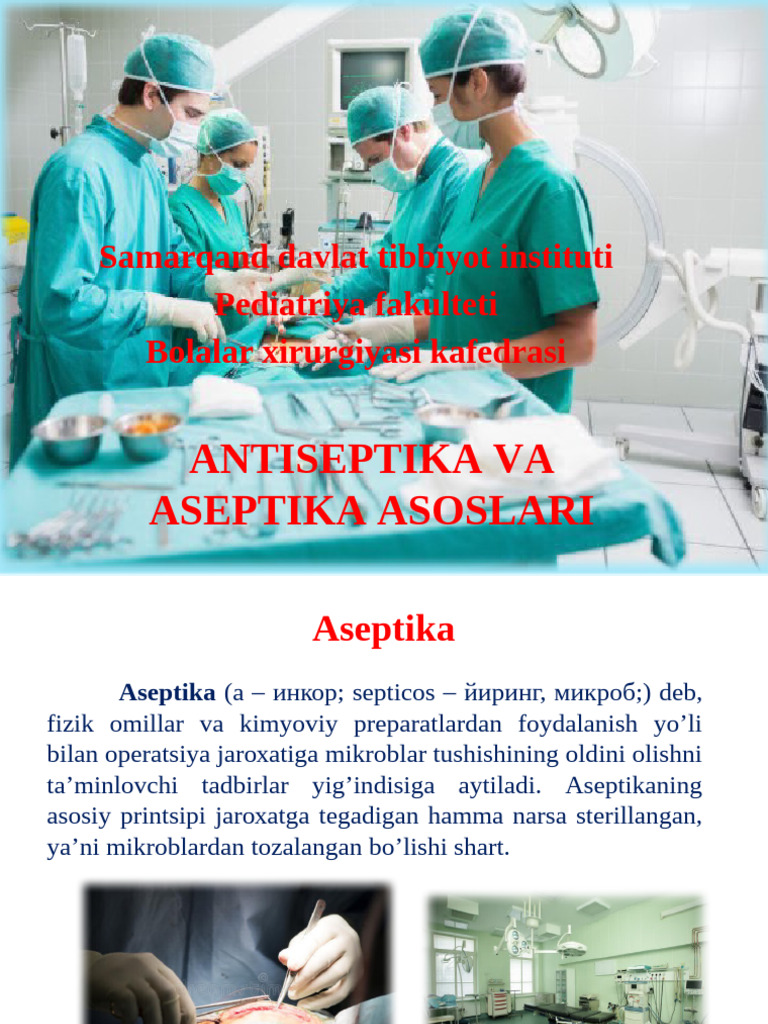 Aseptika | PDF