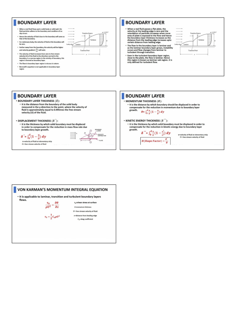 Boundary Layer Theory | PDF