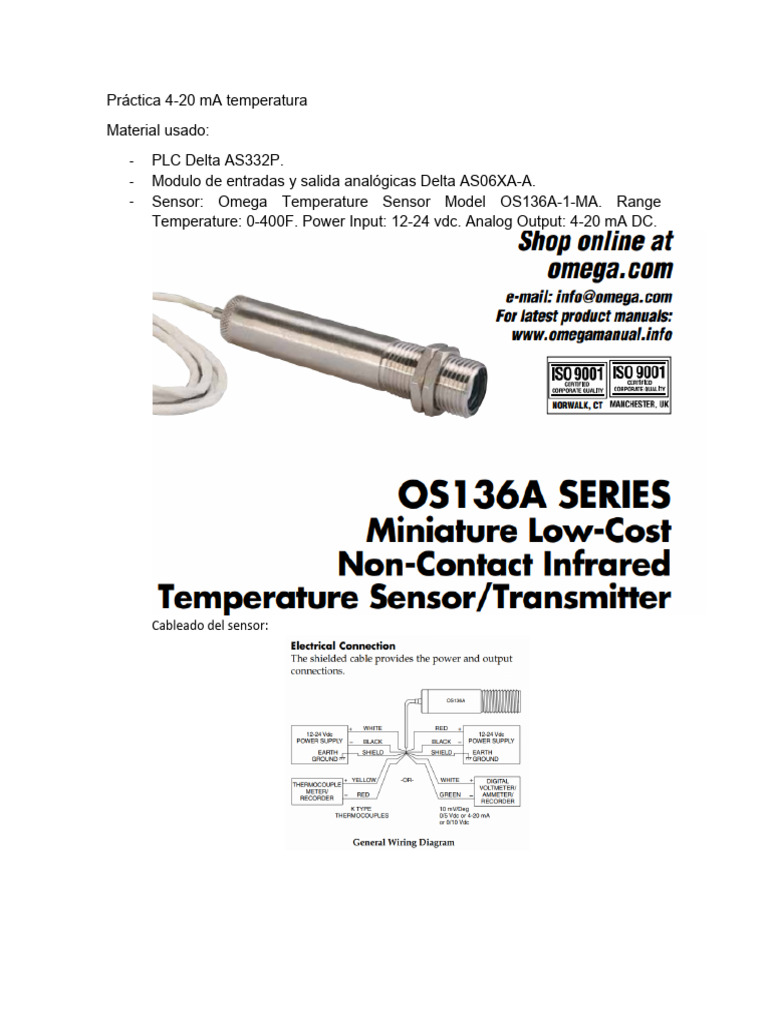 Practica Sensor de Temperatura PLC | PDF | Ciencias de la Computación ...