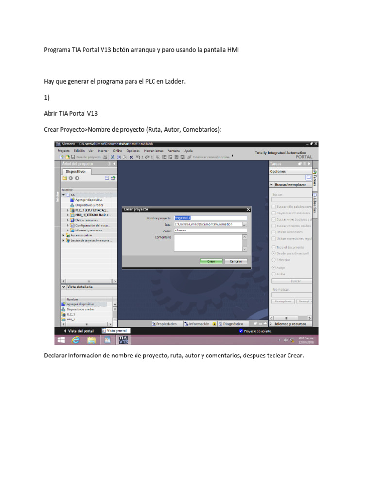 Arranque y Paro Hmi y PLC | PDF | Arranque | Terminal de computadora