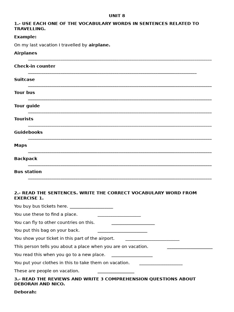 Unit 8-Lesson 1 | PDF | Reading Comprehension | Human Communication