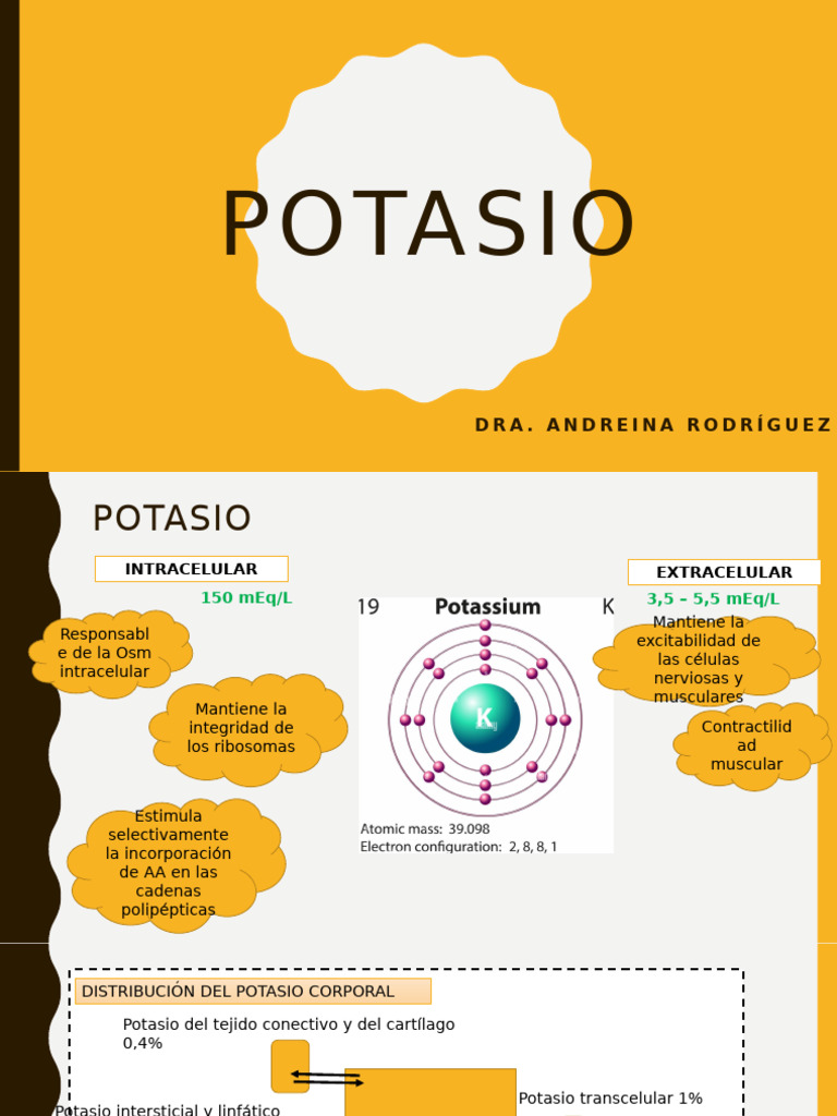 Potasio | PDF | Potasio | Química