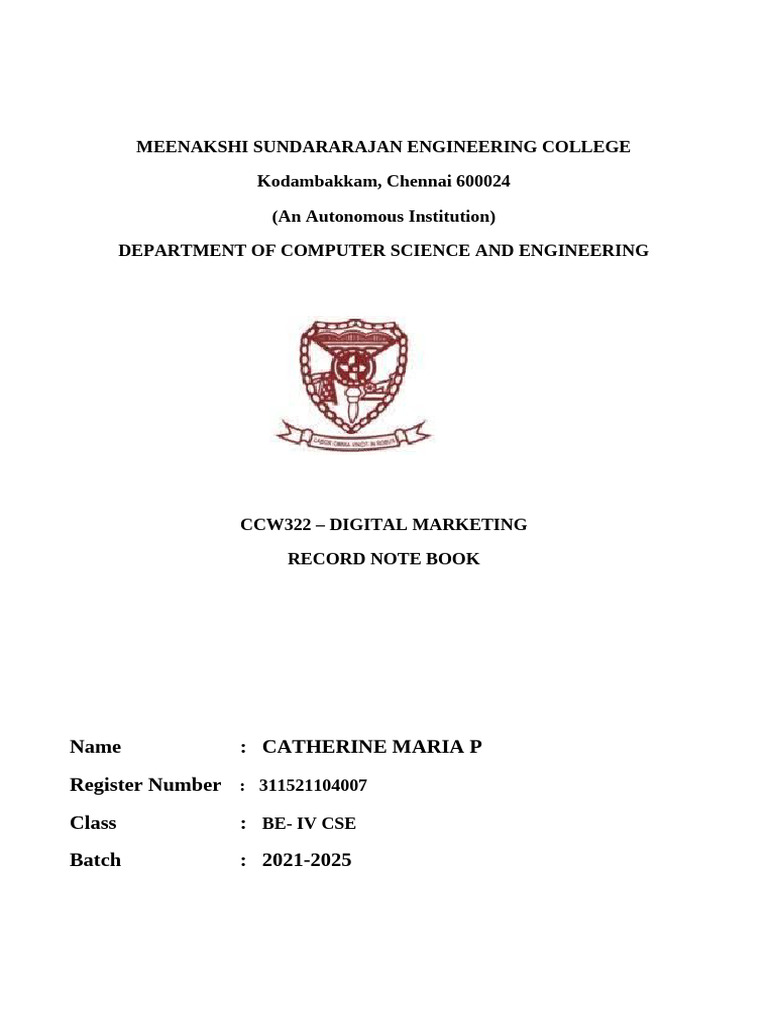 DM Record Front Sheets | PDF | Engineering | Knowledge
