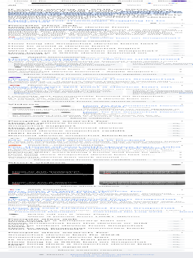 Banned Device Snapchat - Google Search | PDF | Snapchat | Virtual ...
