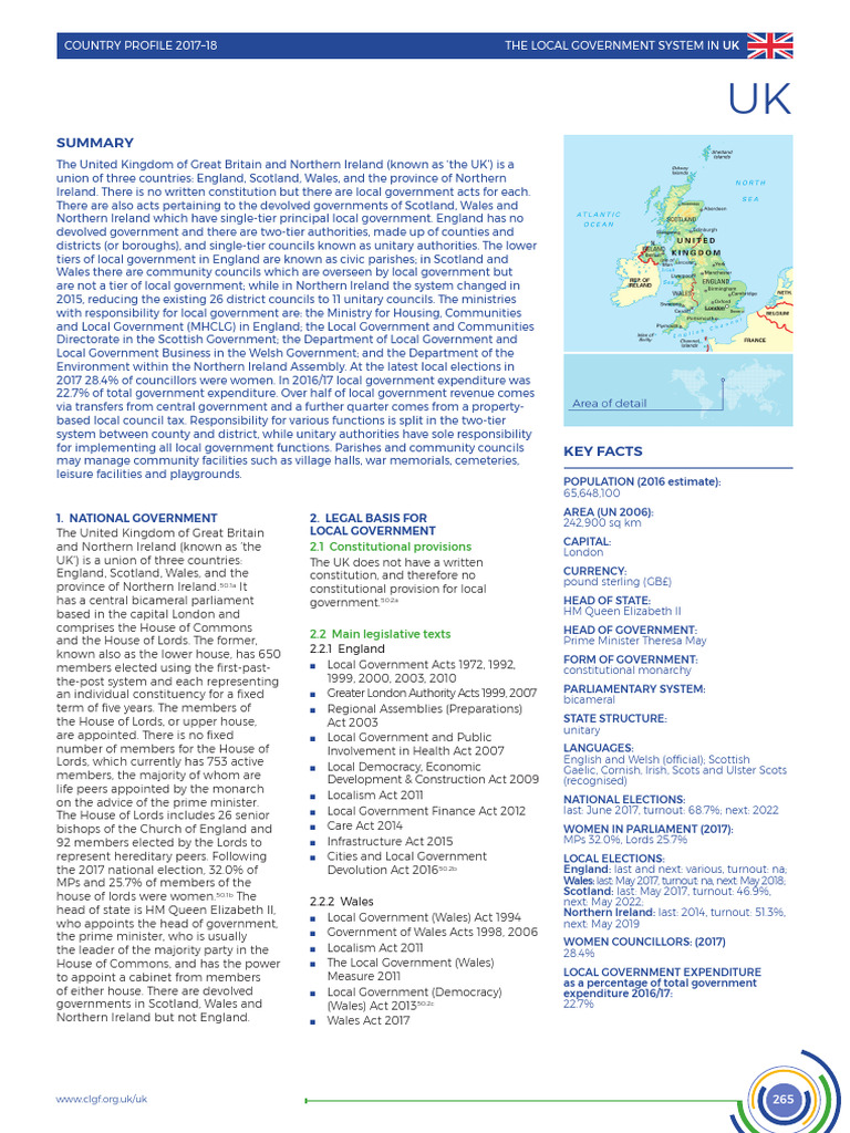 United Kingdom Local Governments | PDF | House Of Lords | United Kingdom