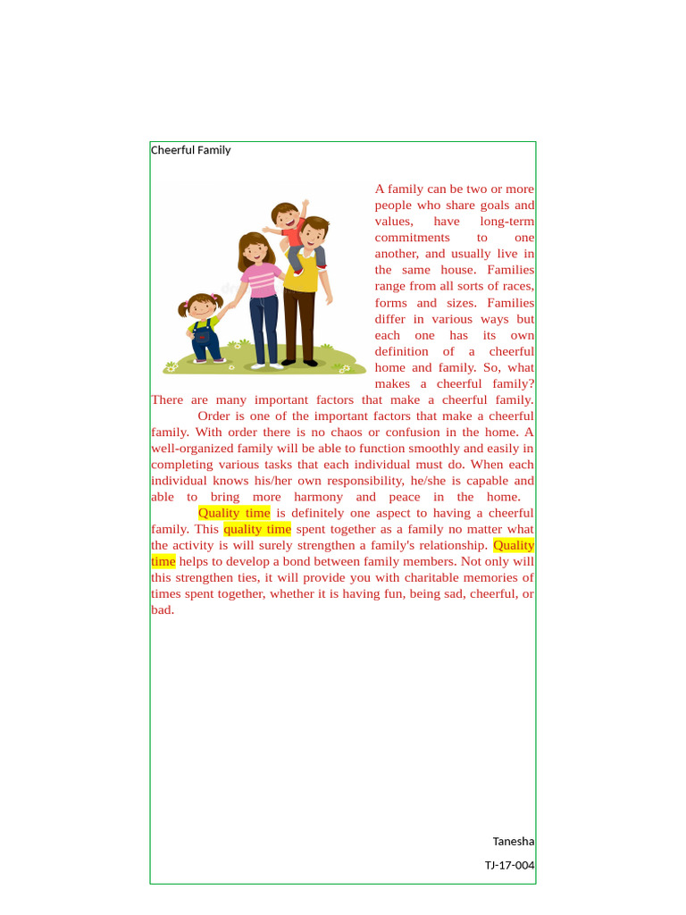 6A Tanesha Writer | PDF