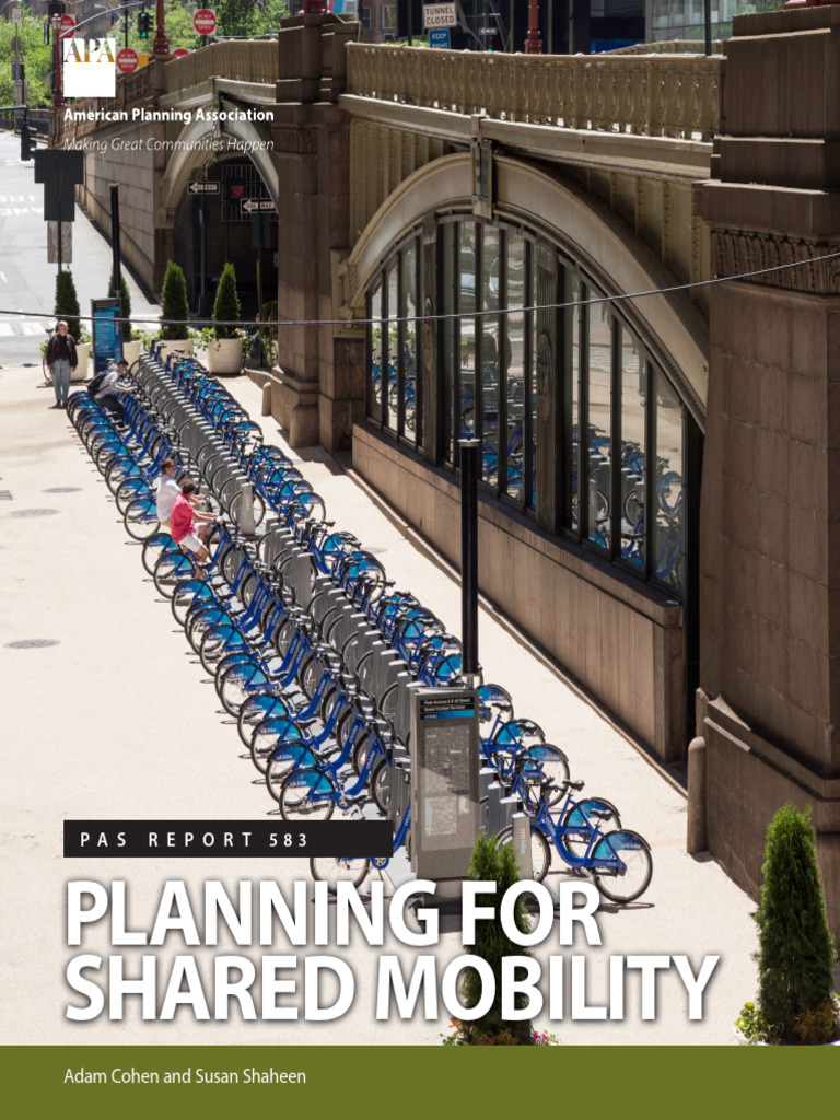 Planning For Shared Mobility | PDF | Transport | Economies