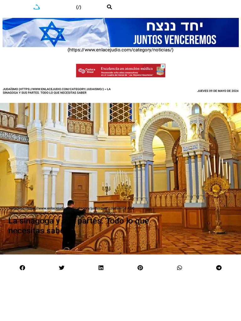 La Sinagoga: Función y Estructura | PDF | Sinagoga | Tora