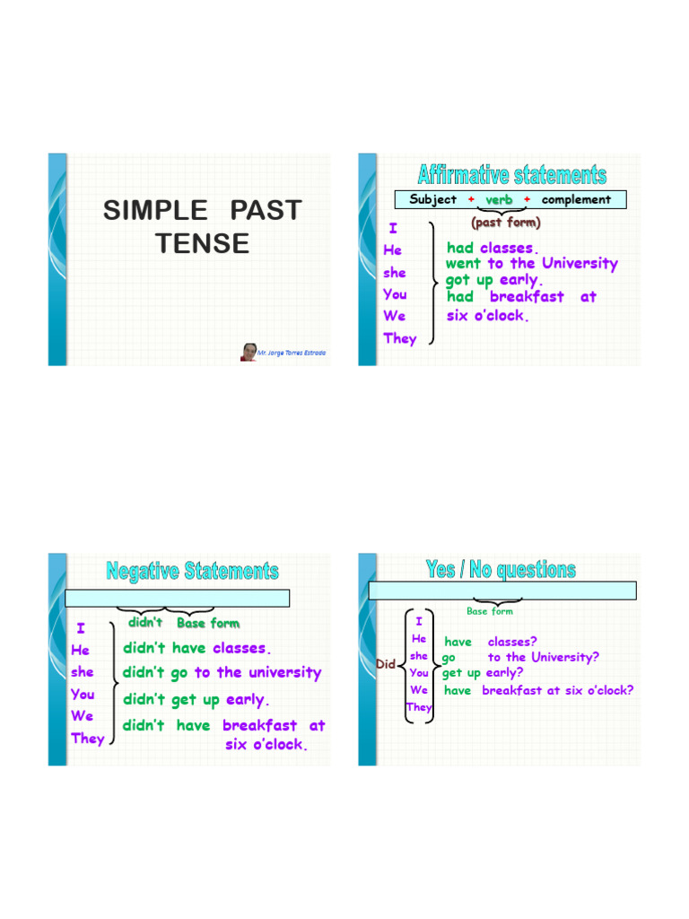 Simple Past 2 | PDF | Verb | Semantic Units