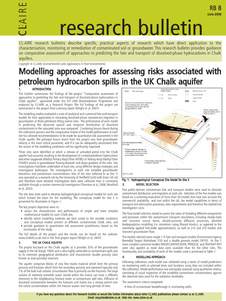 Research Bulletin 08 | PDF | Hydrogeology | Aquifer