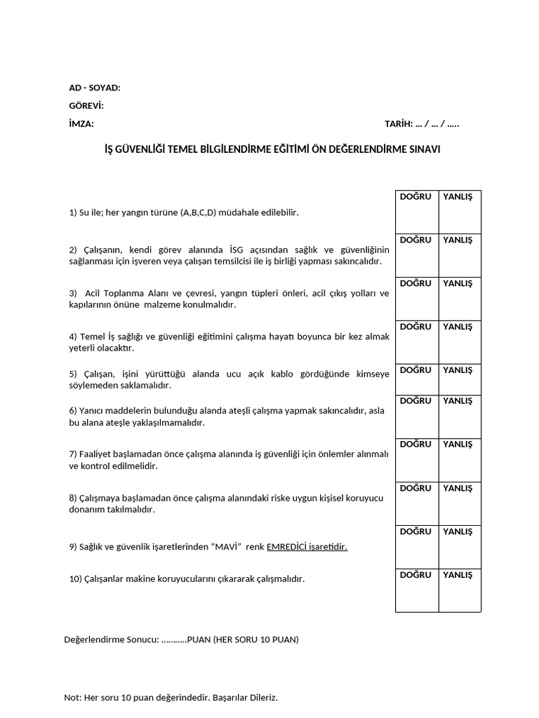 Ön Sinav Sorulari | PDF