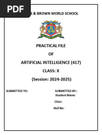 Artificial Intelligence CBSE Code 417 Class - IX | PDF