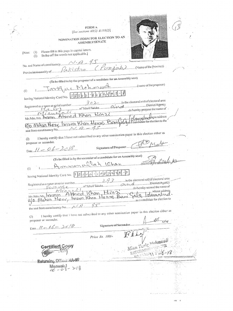 Imran Khan (PTI) | PDF