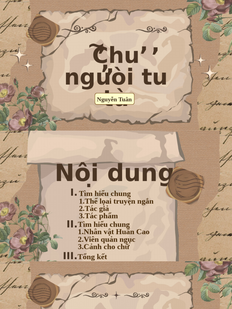 Chu nguòi tu tù, ,, , ~ ,: Nguyễn Tuân | PDF