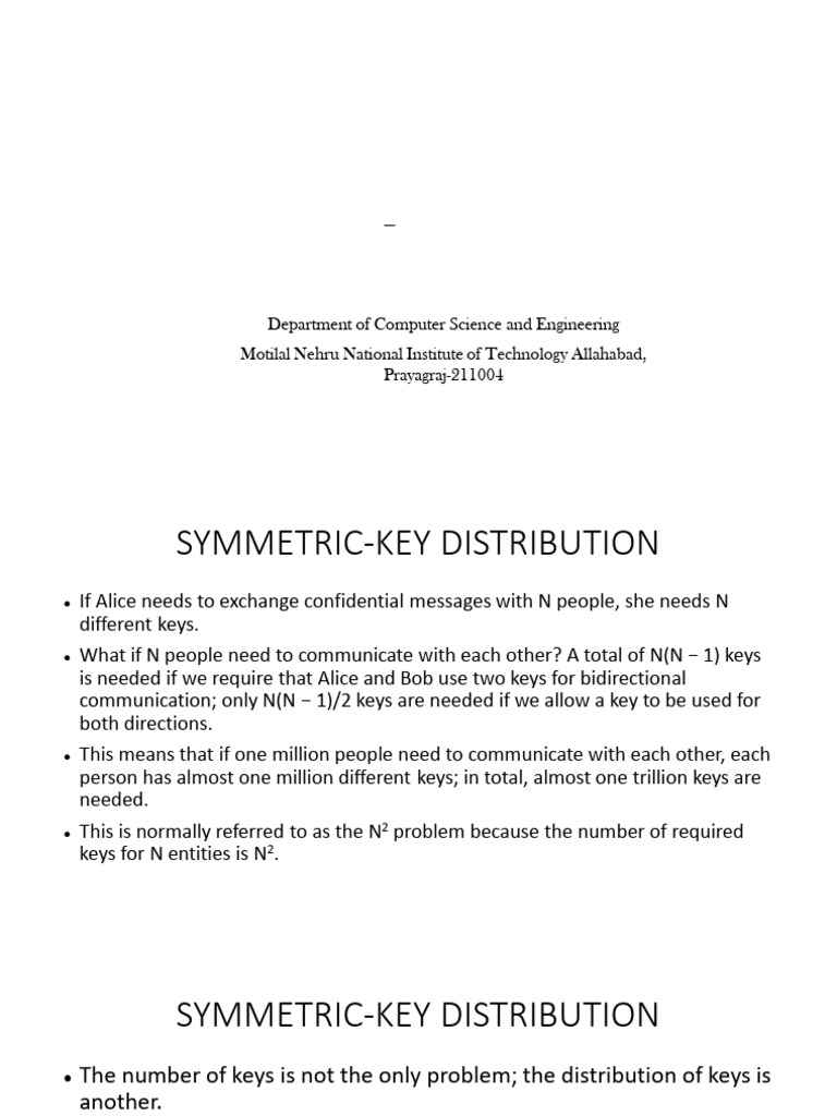 Lecture 16 - Key Management | PDF | Public Key Cryptography | Security ... Lecture 16 - Key Management | PDF | Public Key Cryptography | Security ...
