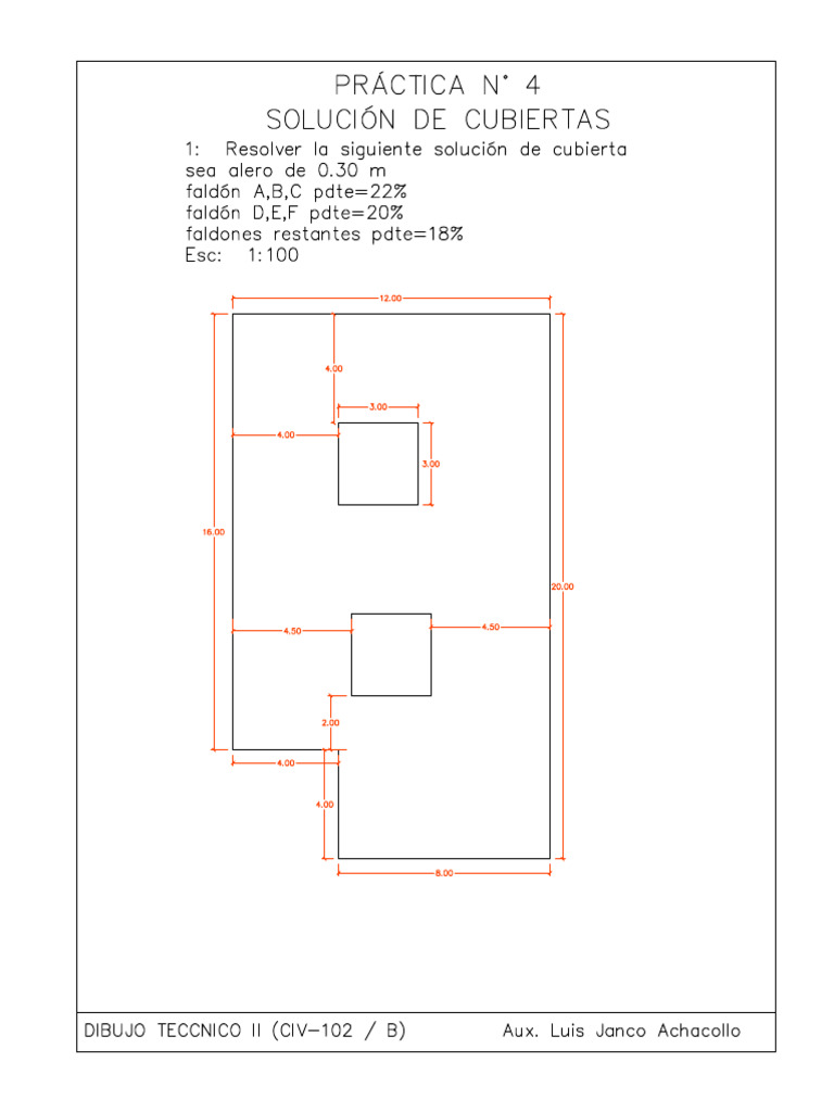 Práctica N°2 - Solucion de Cubiertas | PDF