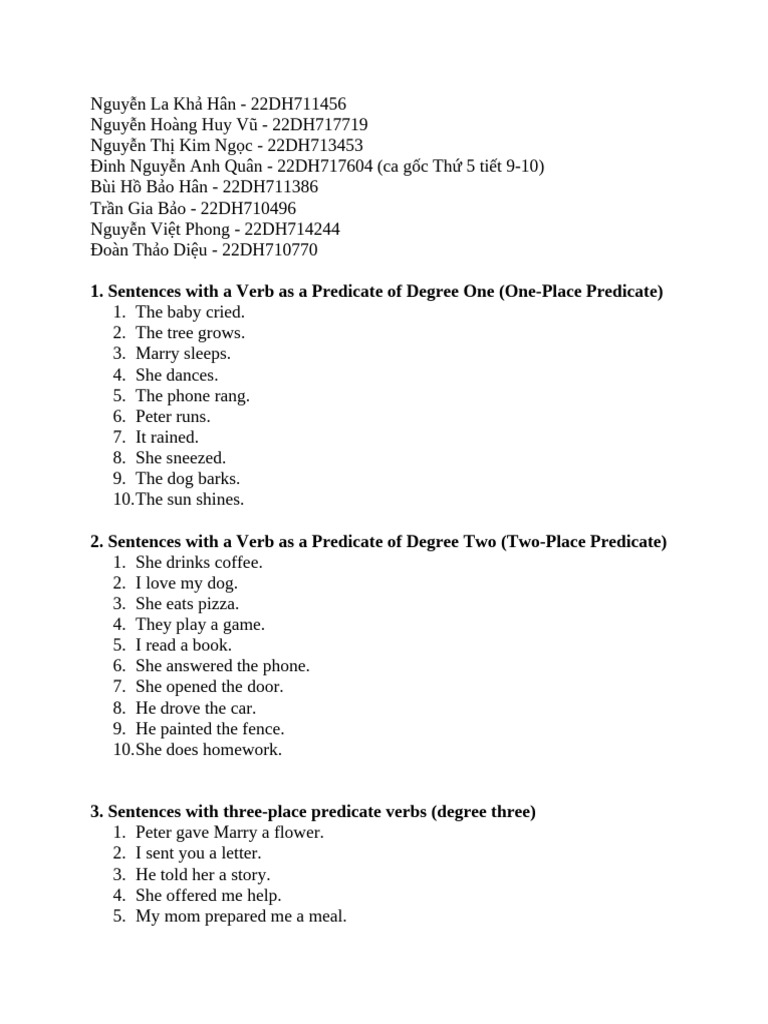 Semantic Week 7 | PDF | Predicate (Grammar) | Linguistic Typology