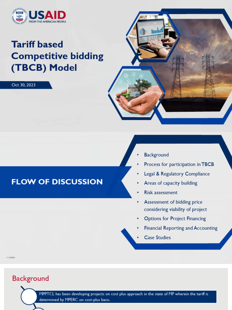 Tariff Based Competitive Bidding TBCB Model | PDF | Valuation (Finance ...