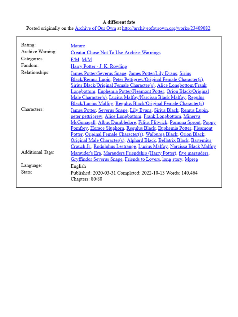 A Different Fate | PDF | Fictional Universes | Fantasy Novel Series