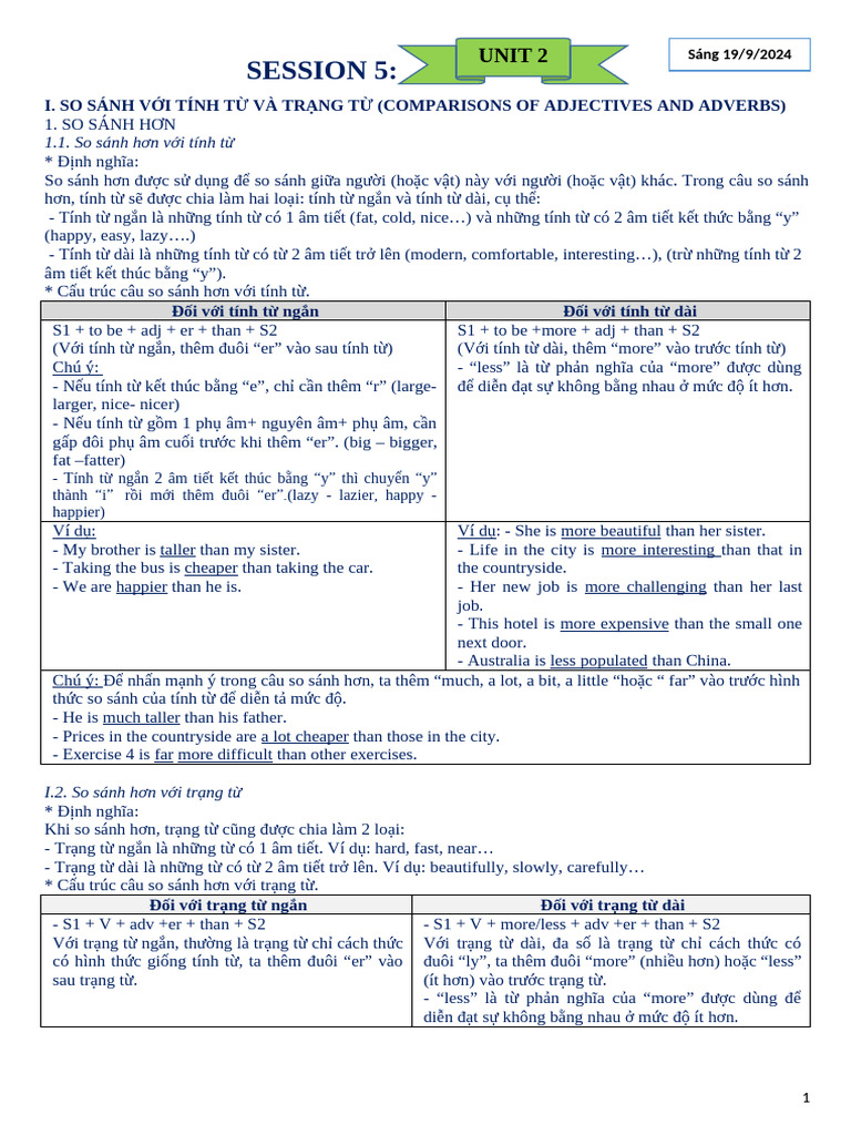 Session 5 - GR - U2 | PDF