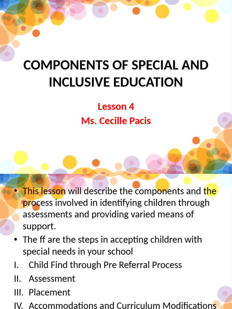 Special Education Process Overview | PDF | Special Education ...
