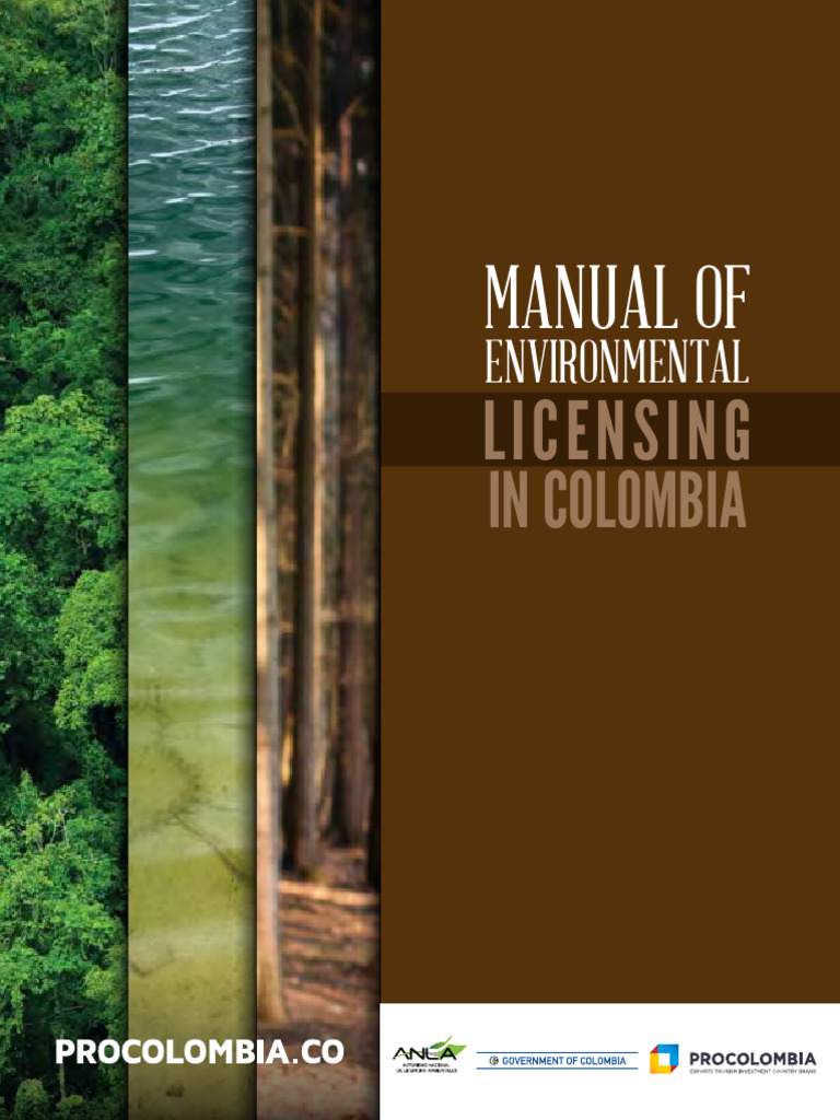 Manual of Environmental Licensing in Colombia | PDF | Waste | Colombia