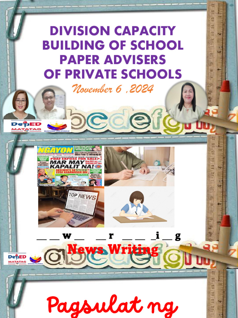 News Writing-Pagsulat NG Balita | PDF