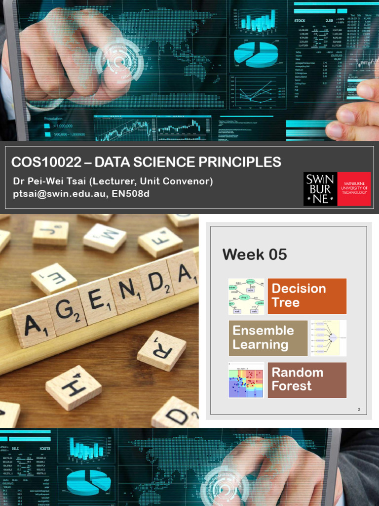 COS10022 DSP Week05 Decision Tree and Random Forest | PDF | Bootstrapping (Statistics) | Logarithm