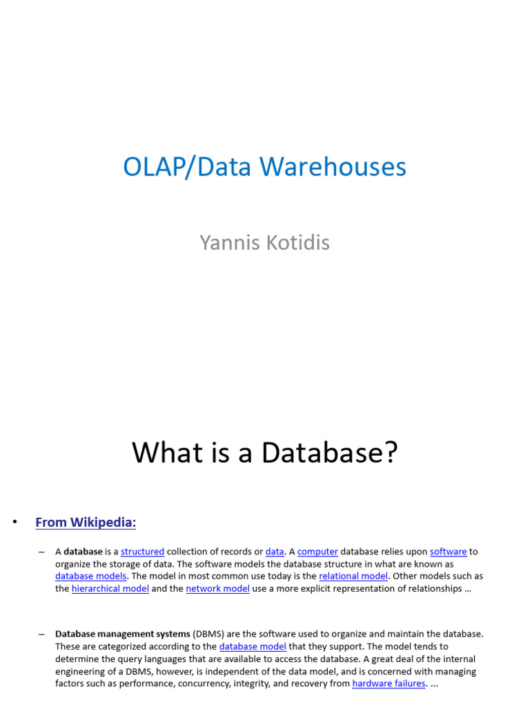 12 DataWarehousing | PDF | Data Warehouse | Databases