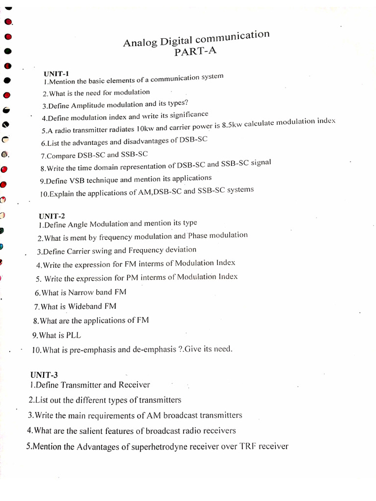 Adc .Imp Questions | PDF