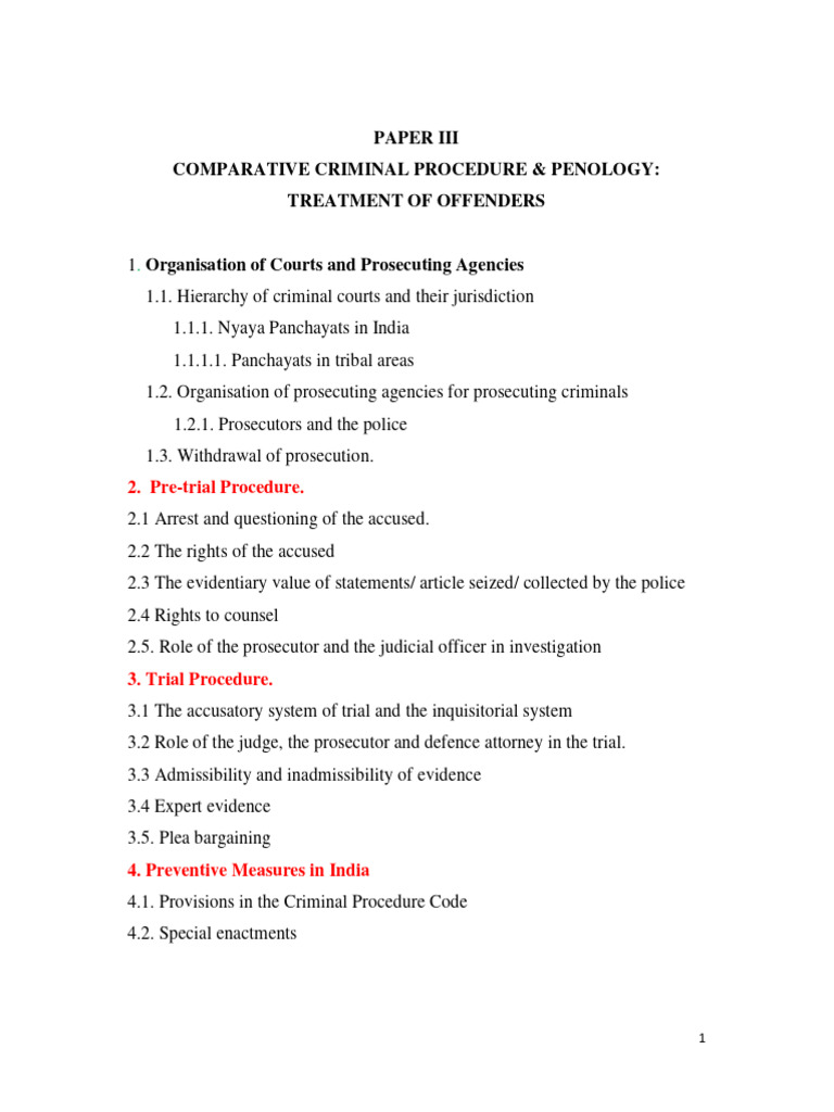 LL. M Comparative Criminal Procedure | PDF | Magistrate | Judge