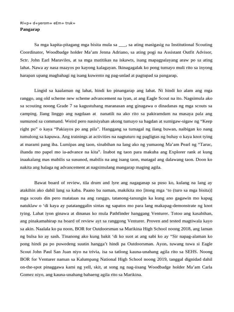 Pangarap | PDF