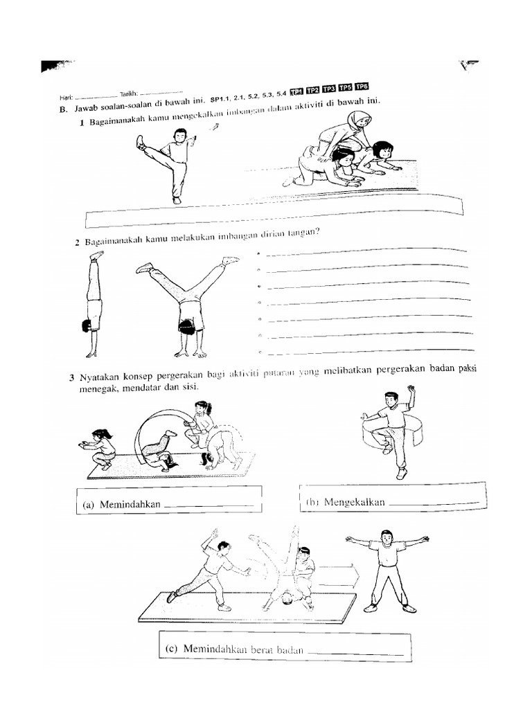 PJK 3 Amanah (Gimnastik Asas) | PDF