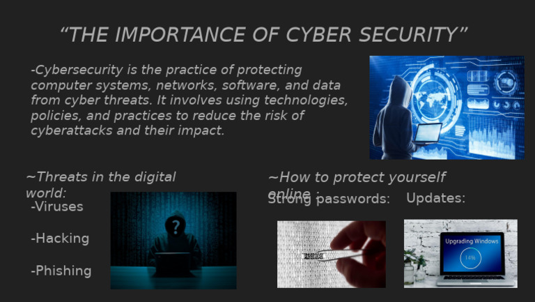 Importance of Cybersecurity Explained | PDF