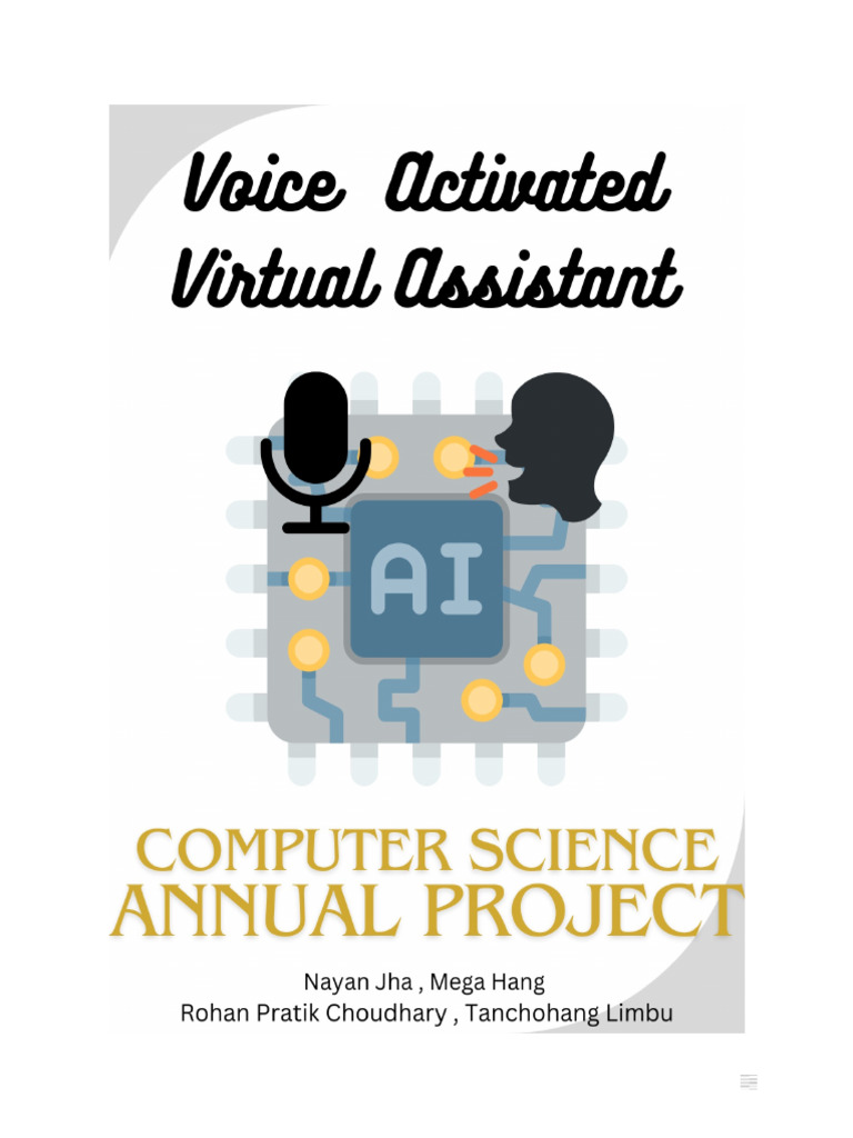 CS_Projects .docx | PDF | Speech Recognition | Library (Computing)