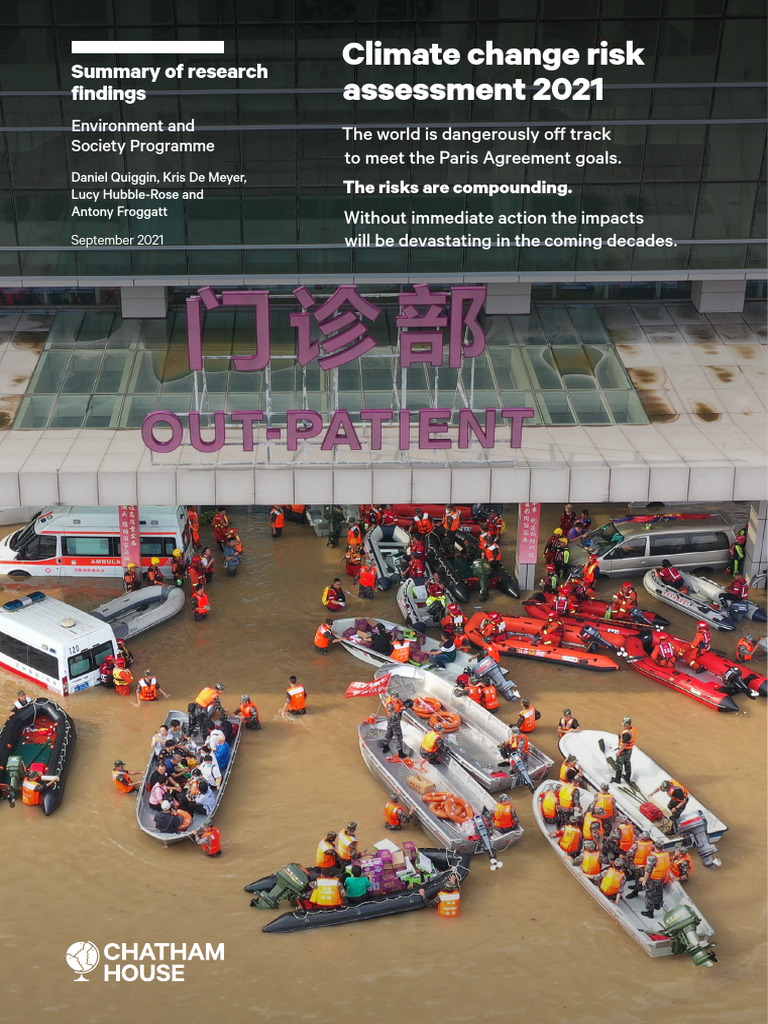 Climate Change Risk Assessment Summary | PDF | Heat Wave | Drought