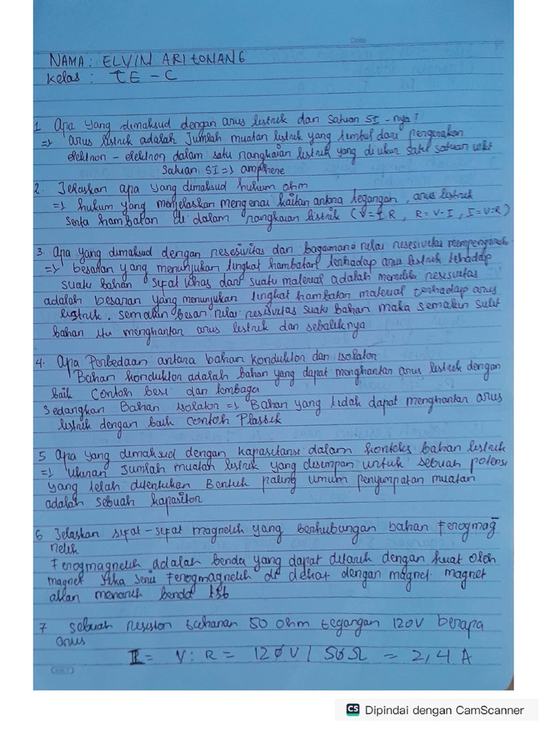 Tugas Bahan Bahan Listrik | PDF