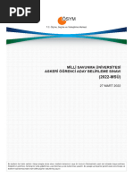 Apotemi̇ Maraton Tyt TG Cevap Anahtari | PDF