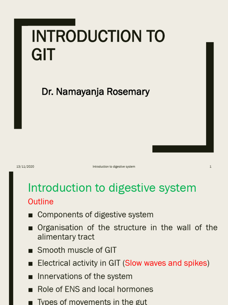 Lecture 1 Introduction To Git | PDF | Gastrointestinal Tract | Human ...