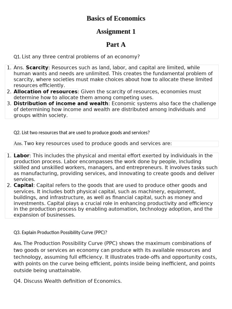 Basics of Economics Assignment 1 | PDF | Vehicle Insurance | Insurance