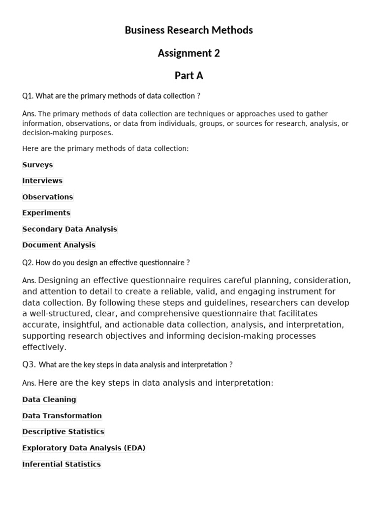 Business Research Methods Assignment 2 | PDF | Standard Deviation | Sample Size Determination