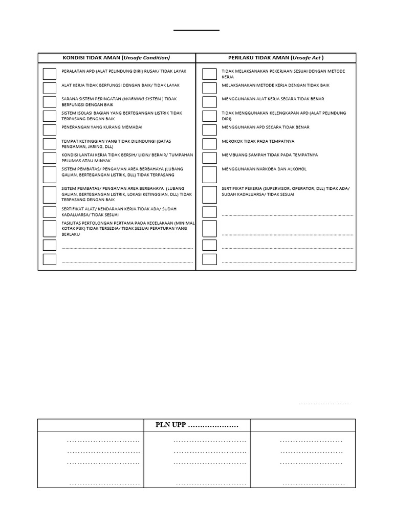 Form SAFE CARD | PDF