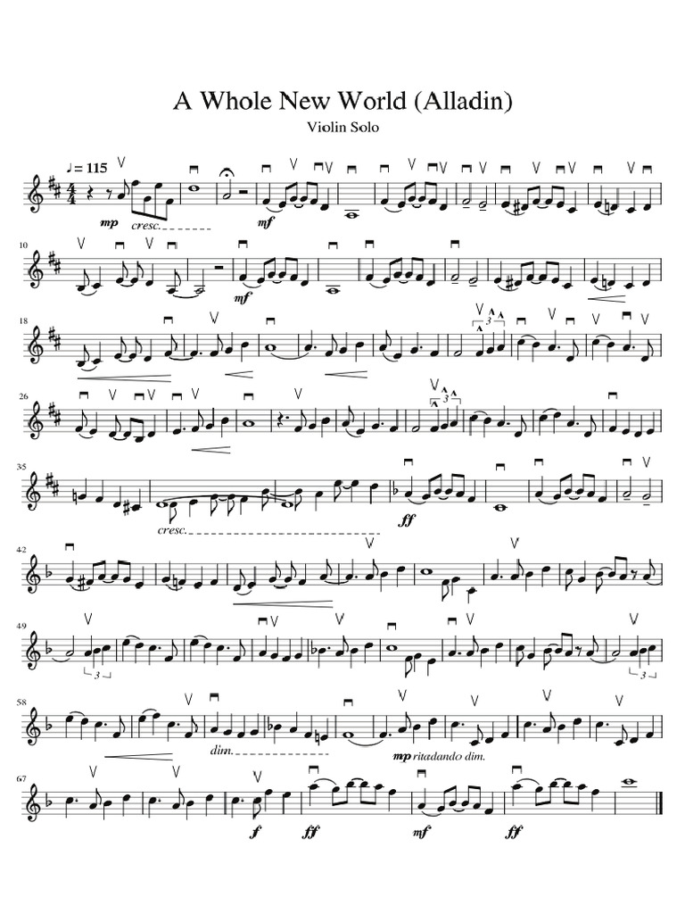 A Whole New World | PDF